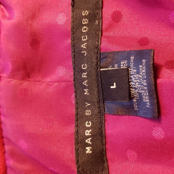 Marc Jacobs | Jackets & Coats | Red Marc Jacobs Double Breasted ...